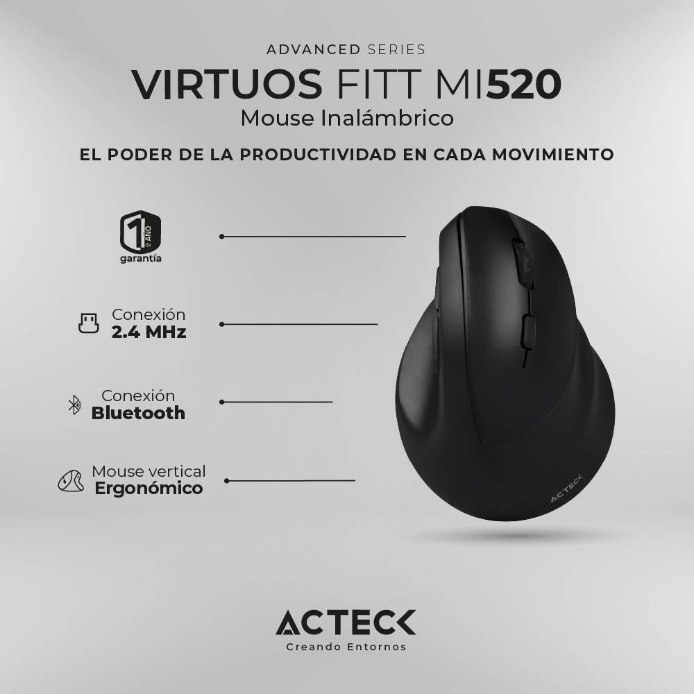 Mouse ACTECK MI520 - CompuPuebla